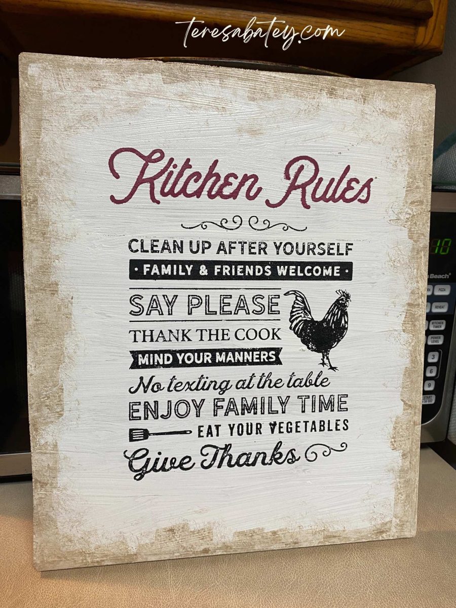 Creative Kitchen Sign Ideas